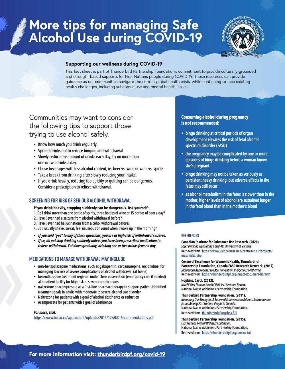 More tips for managing Safe Alcohol Use during COVID-19 – Thunderbird