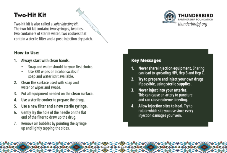 Harm reduction kits - Thunderbird