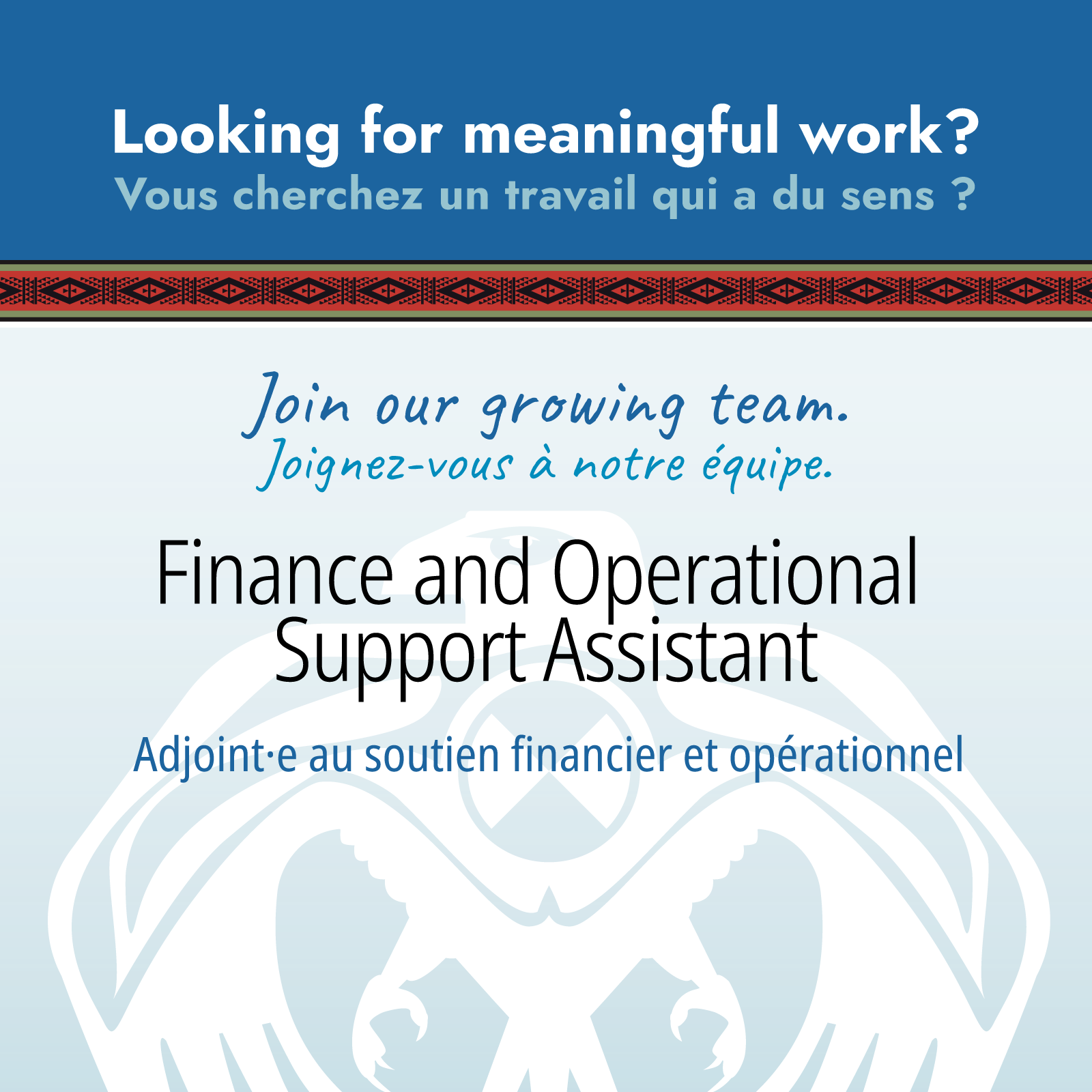 Finance and Operational Support Assistant - Thunderbird